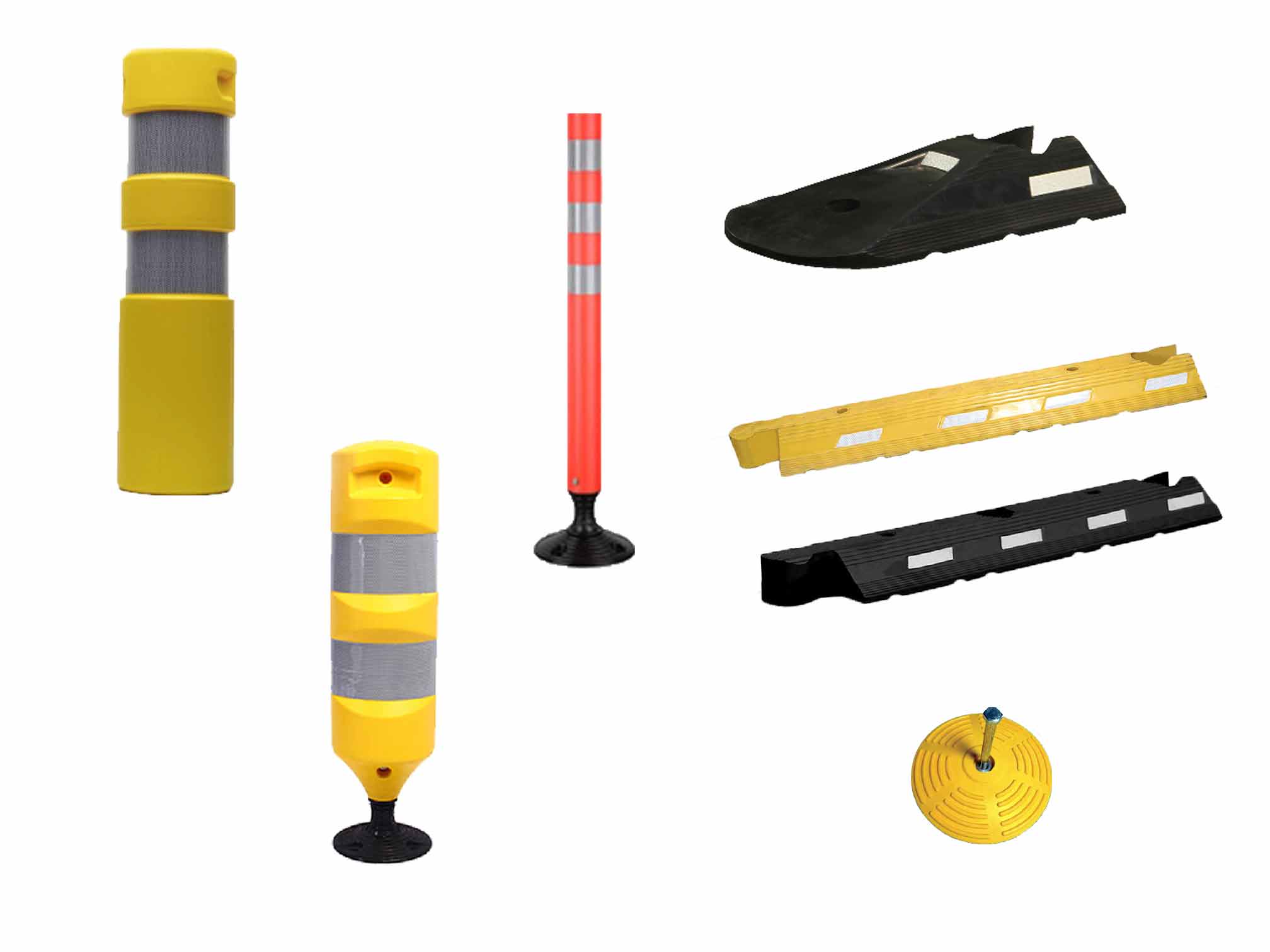 Promuoviamo la sicurezza stradale con i nostri separatori di corsia ...